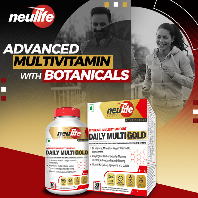Gold Advanced Daily Multivitamin Tablets – Neulife