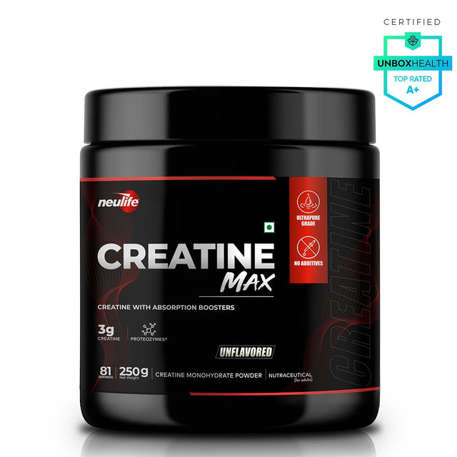Creatine-Max | Pure Micronised Creatine Monohydrate Powder – Neulife